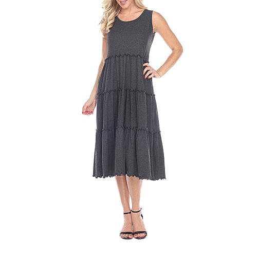 Click here for White Mark Womens Midi Scoop Neck Sleeveless Maxi... prices