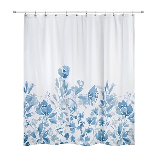 Click here for Izod Mystic Floral Shower Curtain  72 x 72 - Blue prices