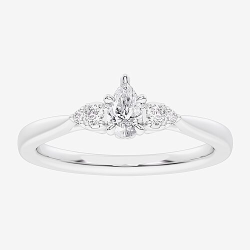 Click here for (G-H / Si1-Si2) Womens 1/3 CT. T.W. Lab Grown Whit... prices