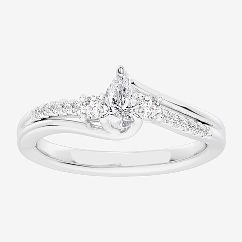 Click here for (G-H / Si1-Si2) Womens 1/3 CT. T.W. Lab Grown Whit... prices