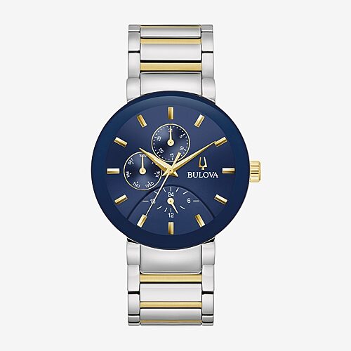 Click here for Bulova Mens Chronograph Modern Futuro Two-Tone Sta... prices