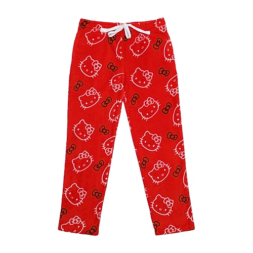 Click here for Womens Plush Hello Kitty Pajama Pants  Xx-large  R... prices