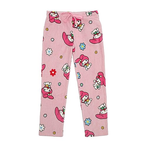 Click here for Womens Plush My Melody Pajama Pants  Large  Pink prices