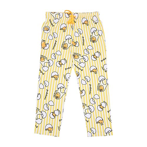 Click here for Gudetama Womens Plush Pajama Pants  Small  Yellow prices