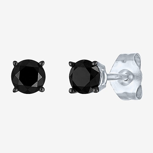 Click here for 1/2 CT.T.W. Color-Enhanced Black Diamond Studs 10K... prices