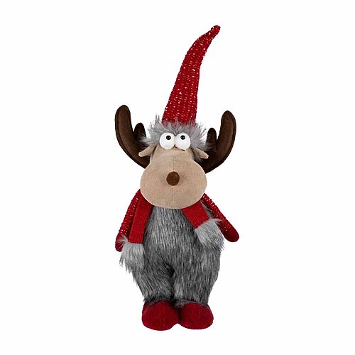 Click here for Northlight 20 Gray And Red Moose Christmas Tableto... prices
