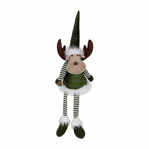 Click here for Northlight 20 Striped Legs Moose Christmas Tableto... prices