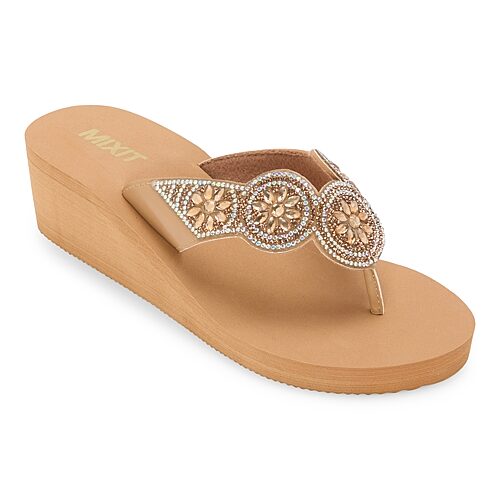 Click here for Mixit Womens 5 Disc Wedge Sandals  8  Brown prices