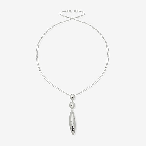 Click here for Worthington Silver Tone Womens 34 Inch Pendant Nec... prices