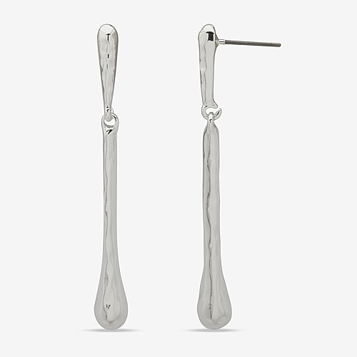 Click here for Worthington Silver Tone Womens Drop Earrings  One... prices