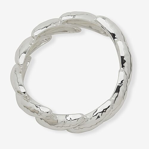 Click here for Worthington Silver Tone Womens Stretch Bracelet  O... prices