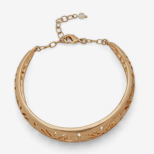 Click here for a.n.a Gold Tone Womens Cuff Bracelet  One Size  Ye... prices
