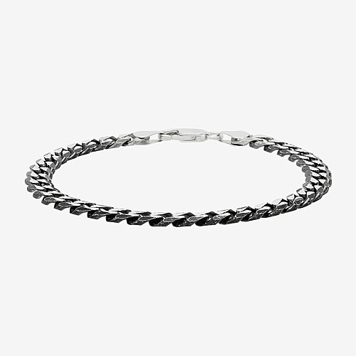 Click here for Womens Sterling Silver 8 1/2 Inch Solid Curb Chain... prices