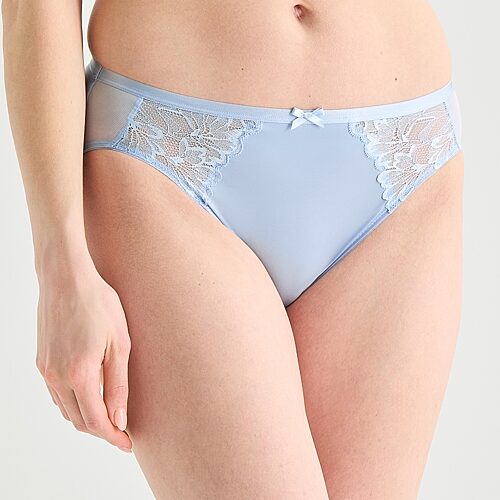 Click here for Ambrielle Tulip Lace Shine High Cut Panty  Xx-larg... prices