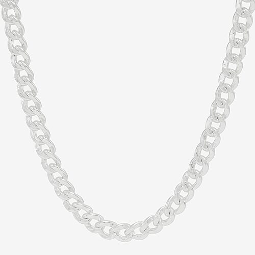 Click here for Made in Italy Mens Sterling Silver 22 Inch Curb Ch... prices
