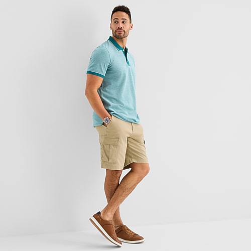 Click here for St. Johns Bay Mens 10 Stretch Fabric Cargo Short... prices