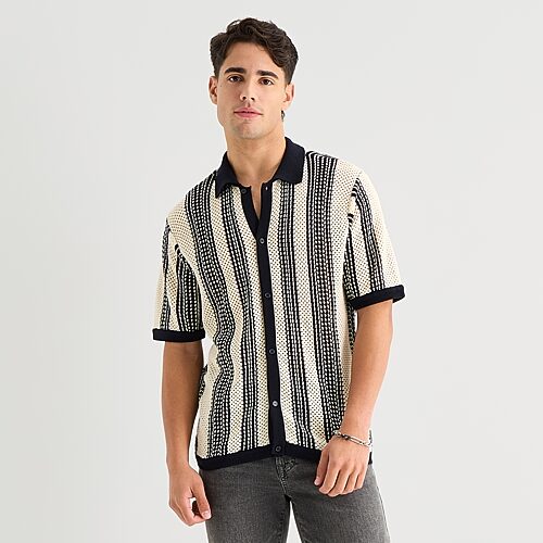 Click here for Arizona Mens Short Sleeve Button Polo Sweater  Xx-... prices