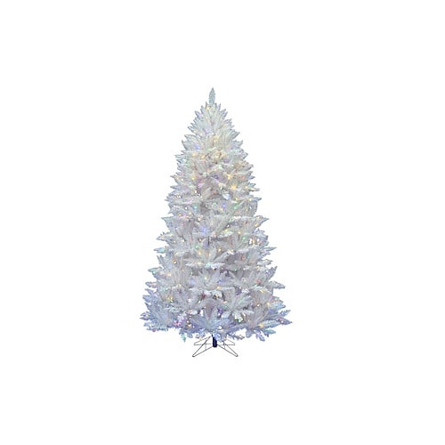 Click here for 7.5 Prelit Sparkle White Spruce Artificial Christm... prices