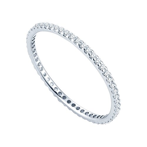 Click here for 1/4 CT.T.W. Natural Diamond Eternity Band  6  Whit... prices