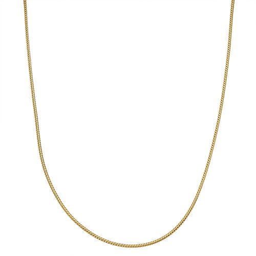 Click here for Childrens 14K Yellow Gold over Silver Wheat Chain... prices
