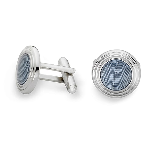 Click here for Blue Translucent Cufflinks  One Size  Silver prices
