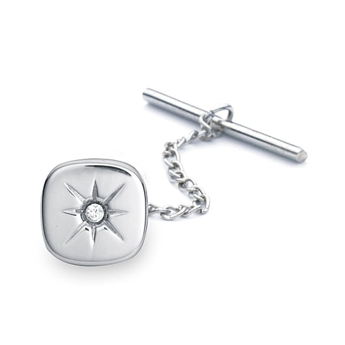 Click here for Tie Tack  One Size  Silver prices