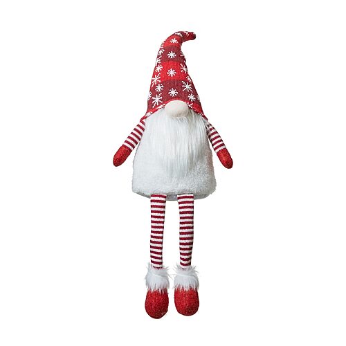 Click here for Glitzhome Shelf Sitter Christmas Gnome  One Size... prices