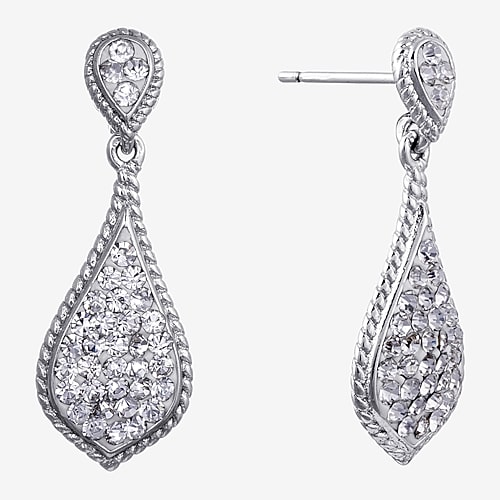 Click here for Sparkle Allure Womens Crystal Pure Silver Over Bra... prices