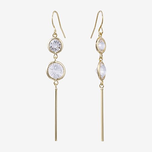 Click here for Sparkle Allure Womens Crystal 14K Gold Over Brass... prices