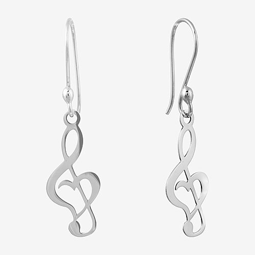 Click here for Silver Treasures Womens Sterling Silver Drop Earri... prices