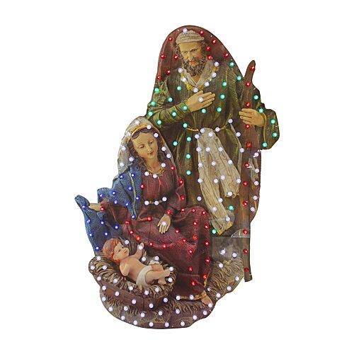 Click here for 48 LED Lighted Holy Family Christmas Nativity Scen... prices