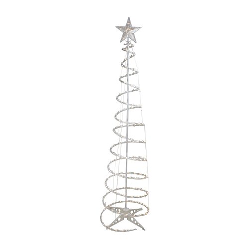 Click here for 6 Pre-Lit Spiral Christmas Tree - Clear Lights  On... prices
