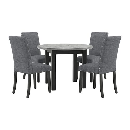 Click here for Furniture of America Duser 5-pc. Round Dining Set... prices