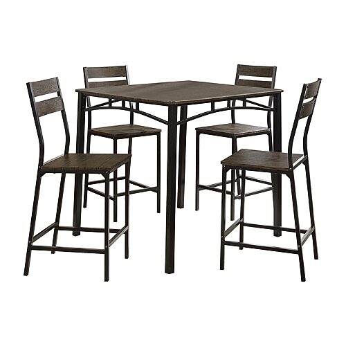Click here for Furniture of America Alcon 5-pc. Counter Height Re... prices