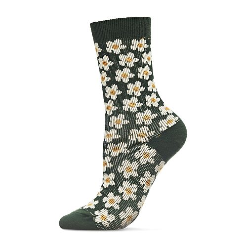 Click here for MeMoi Vintage Daisy Womens 1 Pair Crew Socks  9-11... prices