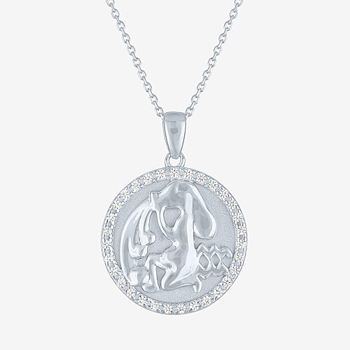 Click here for Zodiac Lab Created White Sapphire Sterling Silver... prices
