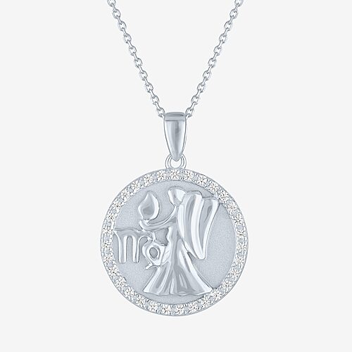 Click here for Zodiac Lab Created White Sapphire Sterling Silver... prices