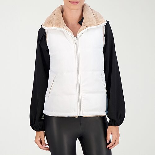 Click here for O&L Womens Heavyweight Puffer Vest  Medium  White prices