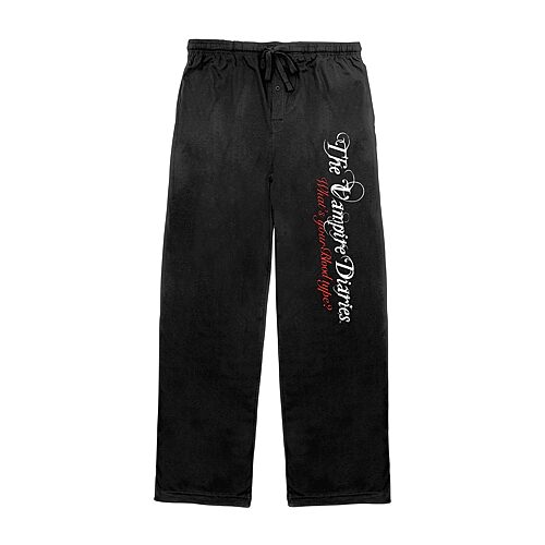 Click here for Vampire Diaries Mens Fleece 1 Pair Pajama Pants  X... prices