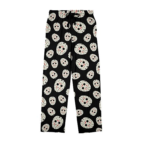 Click here for Friday The 13th Jason Mask Mens Fleece 1 Pair Paja... prices