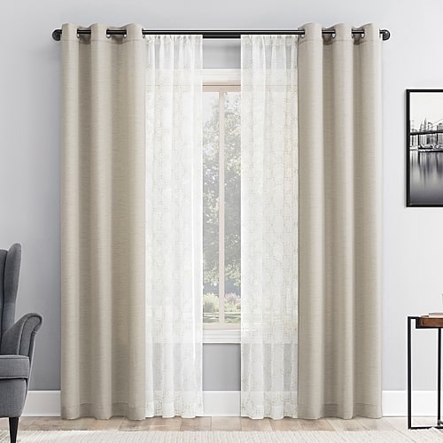 Click here for No 918 Harmon Embroidered Grommet Top Light-Filter... prices