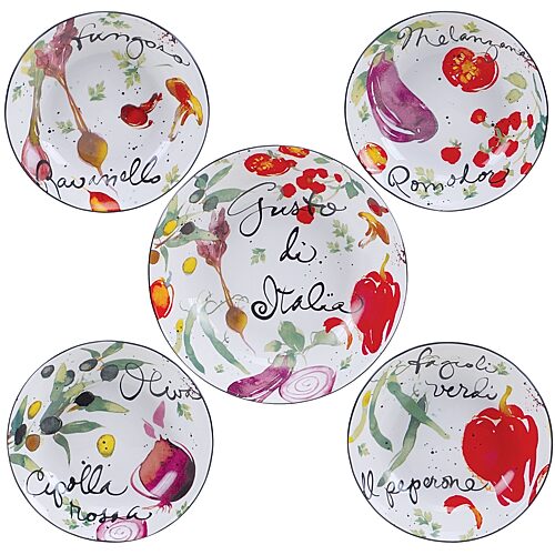 Click here for Certified International Melanzana 5-pc. Pasta Bowl... prices