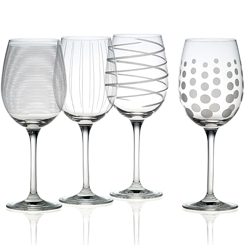 Click here for Mikasa Cheers Set of 4 White Wine Glasses  One Siz... prices