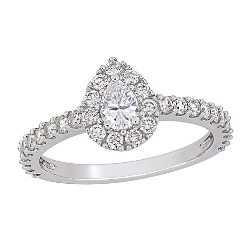 Click here for Womens 1 CT. T.W. Natural White Diamond 14K Gold P... prices