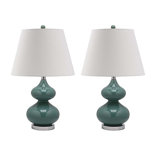 Click here for Safavieh Eva 24 In High Set Of 2 2-pc. Lamp Set  O... prices