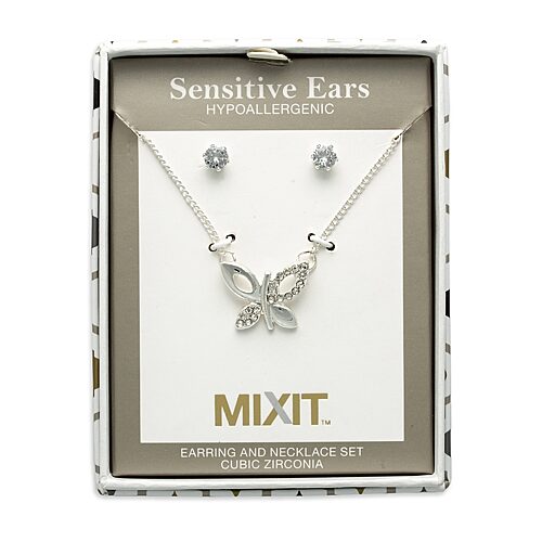 Click here for Mixit Womens Butterfly Hypoallergenic 2-pc. Jewelr... prices