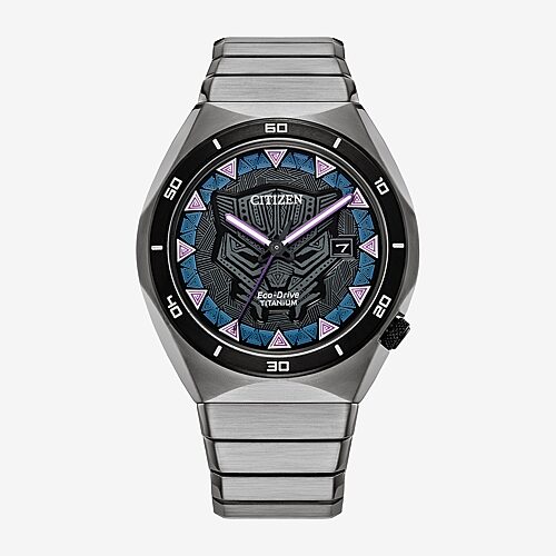 Click here for Citizen Black Panther Marvel Mens Silver Tone Brac... prices