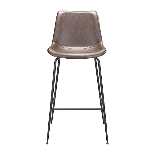 Click here for Zuo Modern Byron Upholstered Bar Stool  One Size... prices