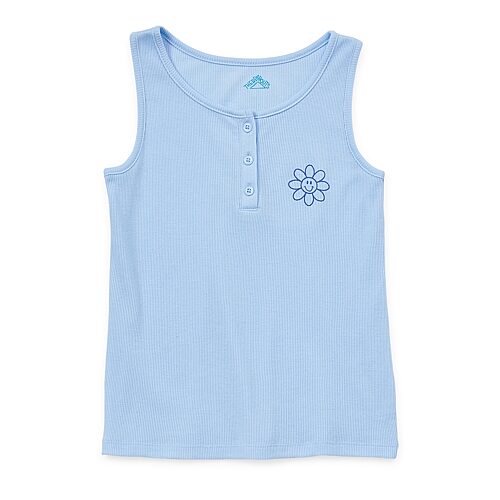 Click here for Thereabouts Little & Big Girls Henley Neck Tank To... prices