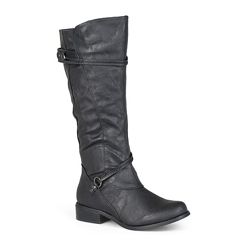 Click here for Journee Collection Womens Wide Calf Flat Heel Ridi... prices